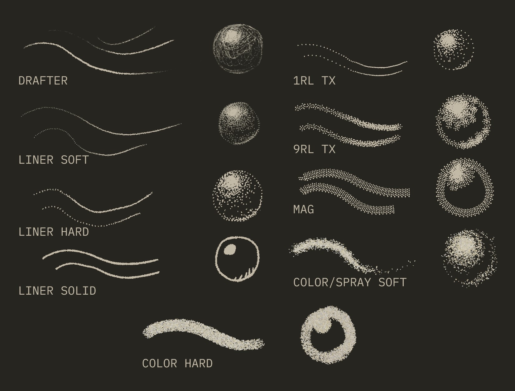 TOMB OF NULL | Gallery | Stipple Beast [Brush Pack]